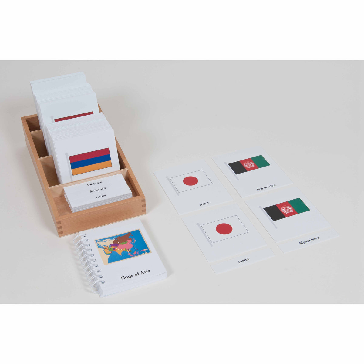 Flags Of Asia – MontessoriMaterialsAustralia