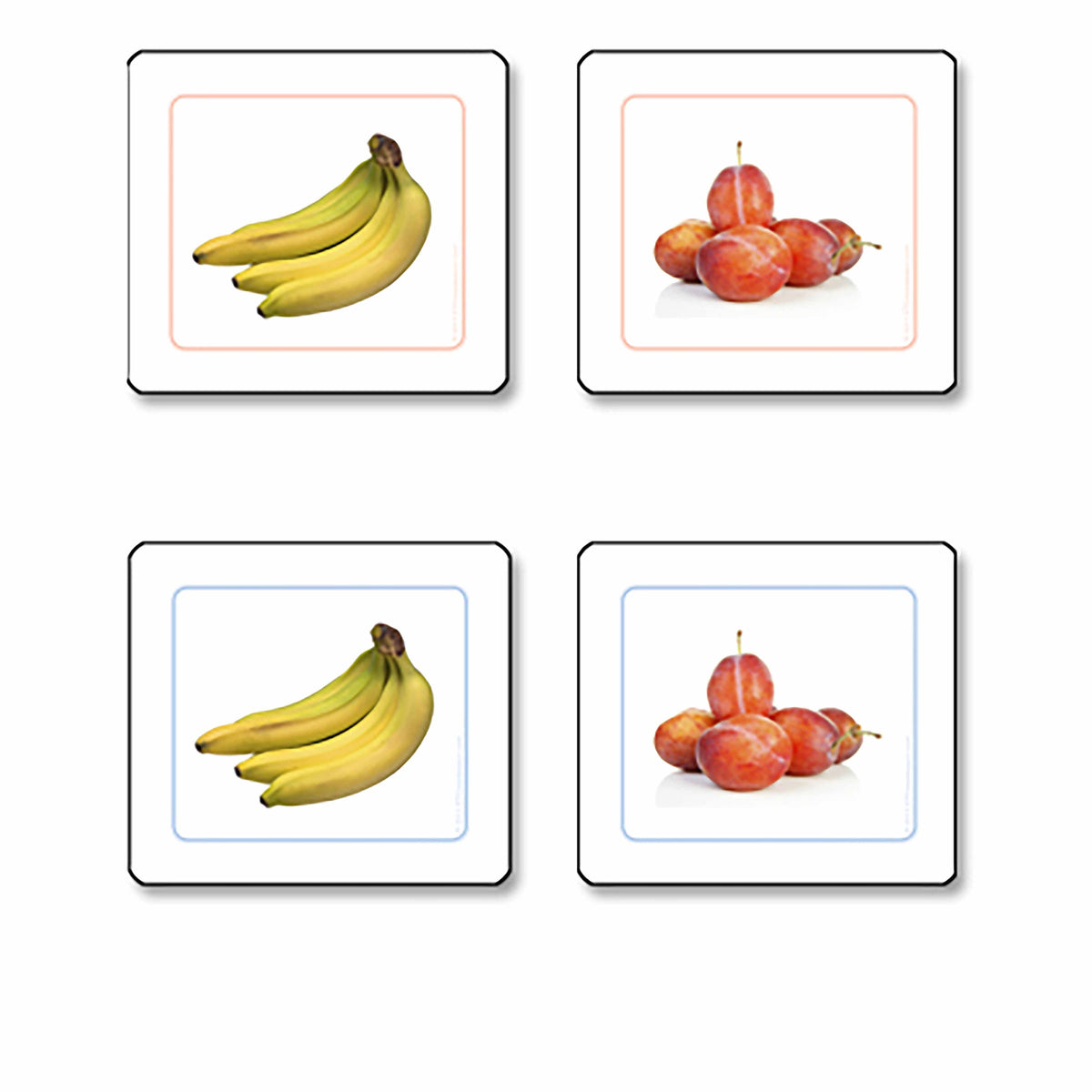 Fruits Matching Cards – MontessoriMaterialsAustralia