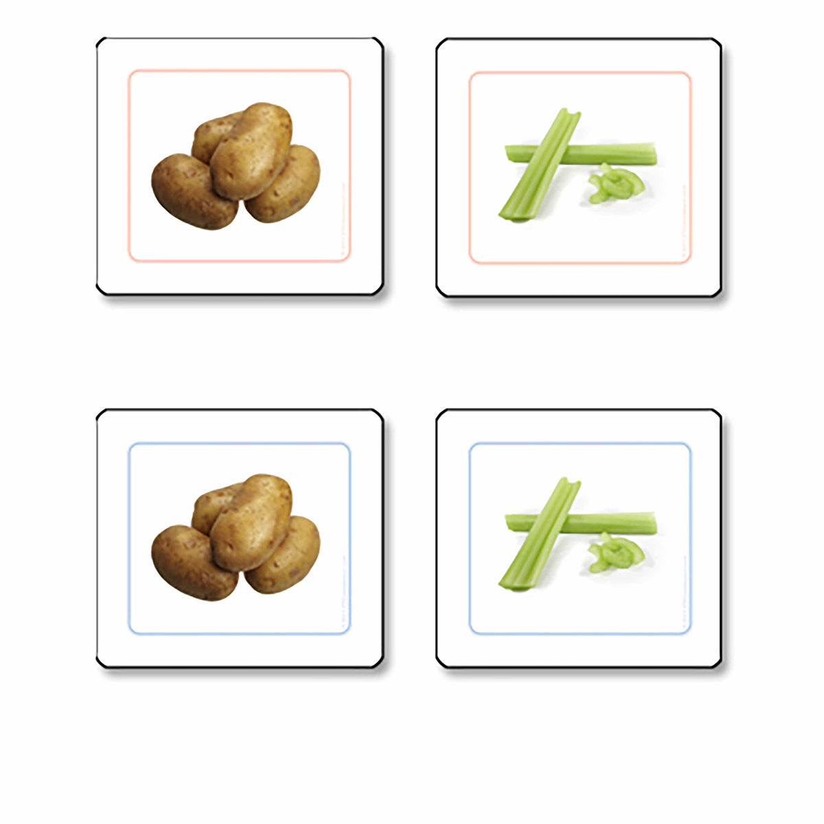 Vegetables Matching Cards – MontessoriMaterialsAustralia