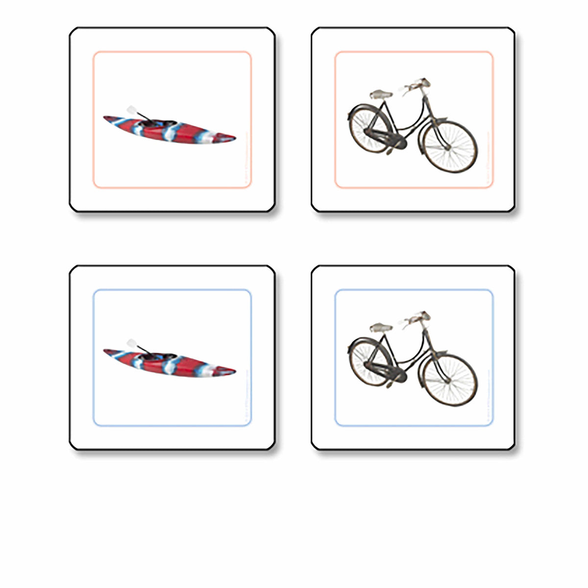 Transportation Matching Cards – MontessoriMaterialsAustralia