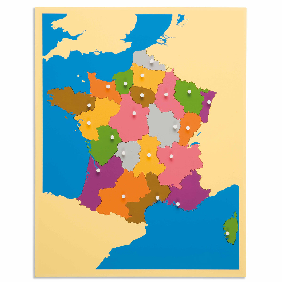 Puzzle Map: France – MontessoriMaterialsAustralia