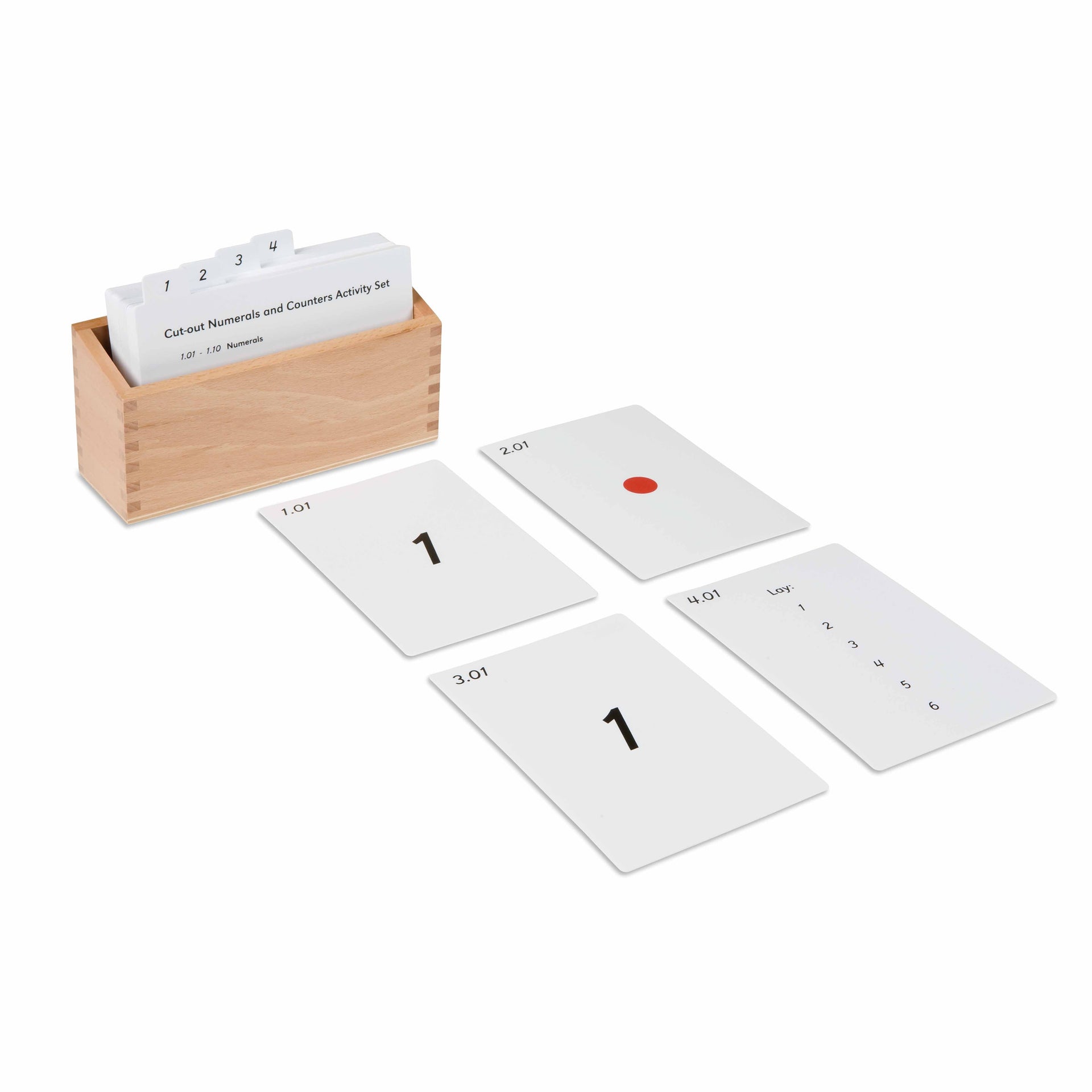 Cut-Out Numerals And Counters Activity Set – MontessoriMaterialsAustralia