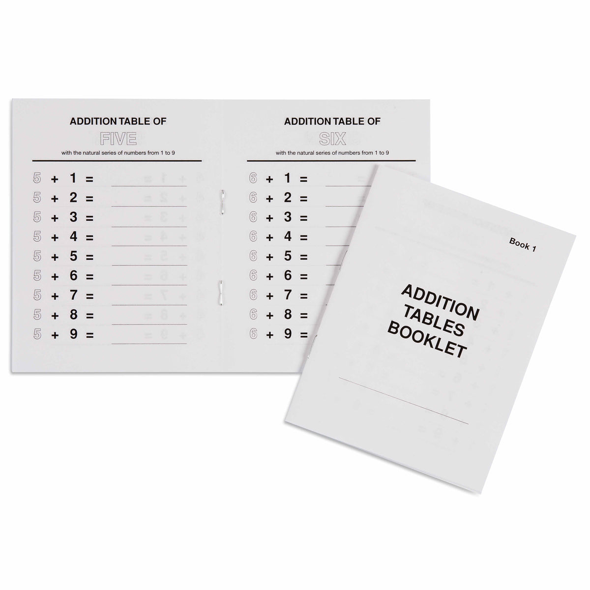 Addition Tables Booklet: 1 – MontessoriMaterialsAustralia