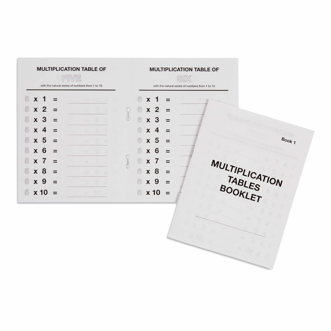 Multiplication Tables Booklet: 1 – MontessoriMaterialsAustralia