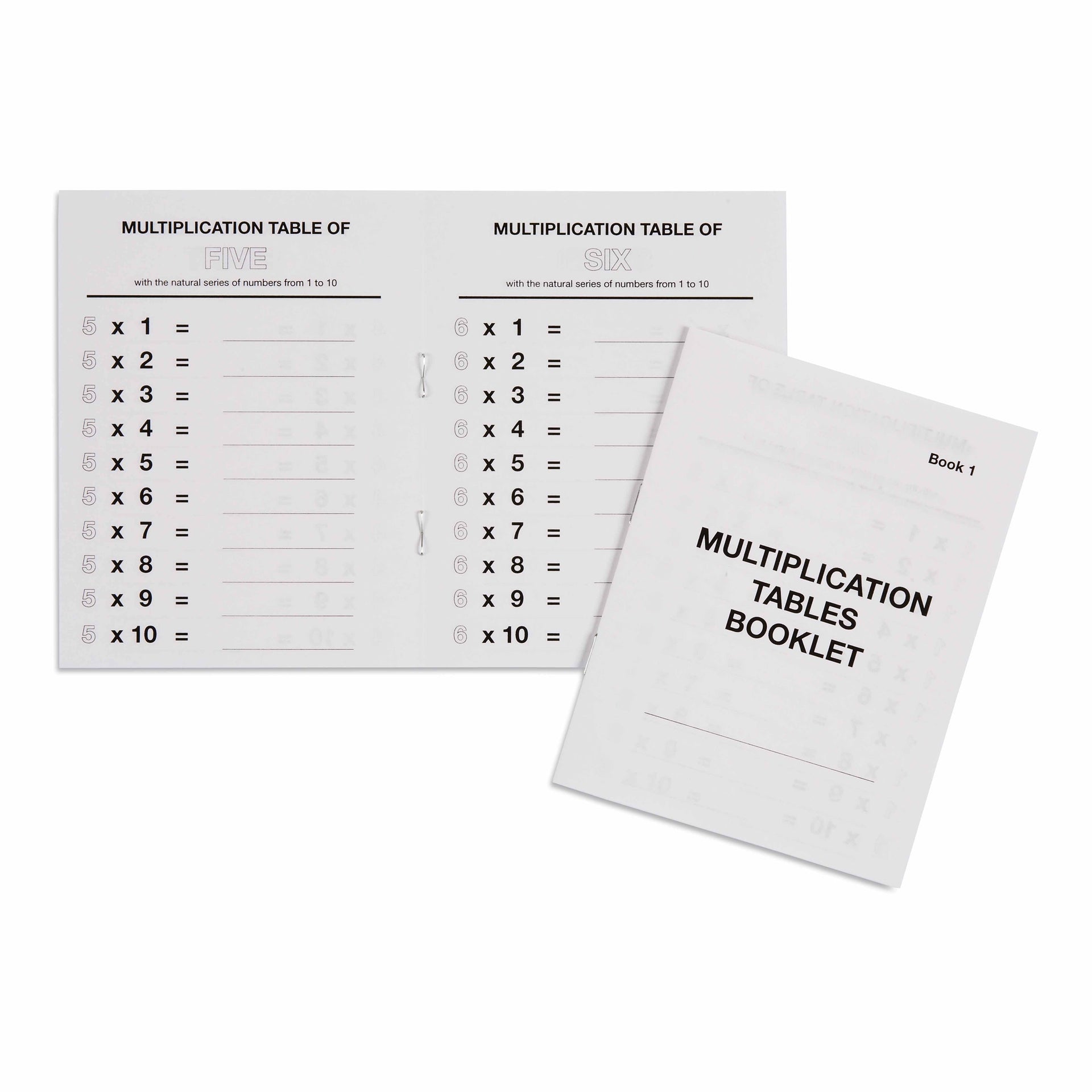 Multiplication Tables Booklet: 1 – MontessoriMaterialsAustralia