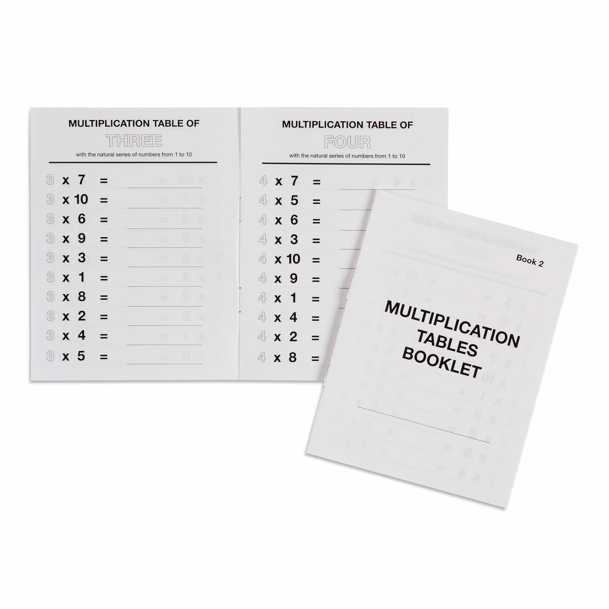 Multiplication Tables Booklet: 2 – MontessoriMaterialsAustralia