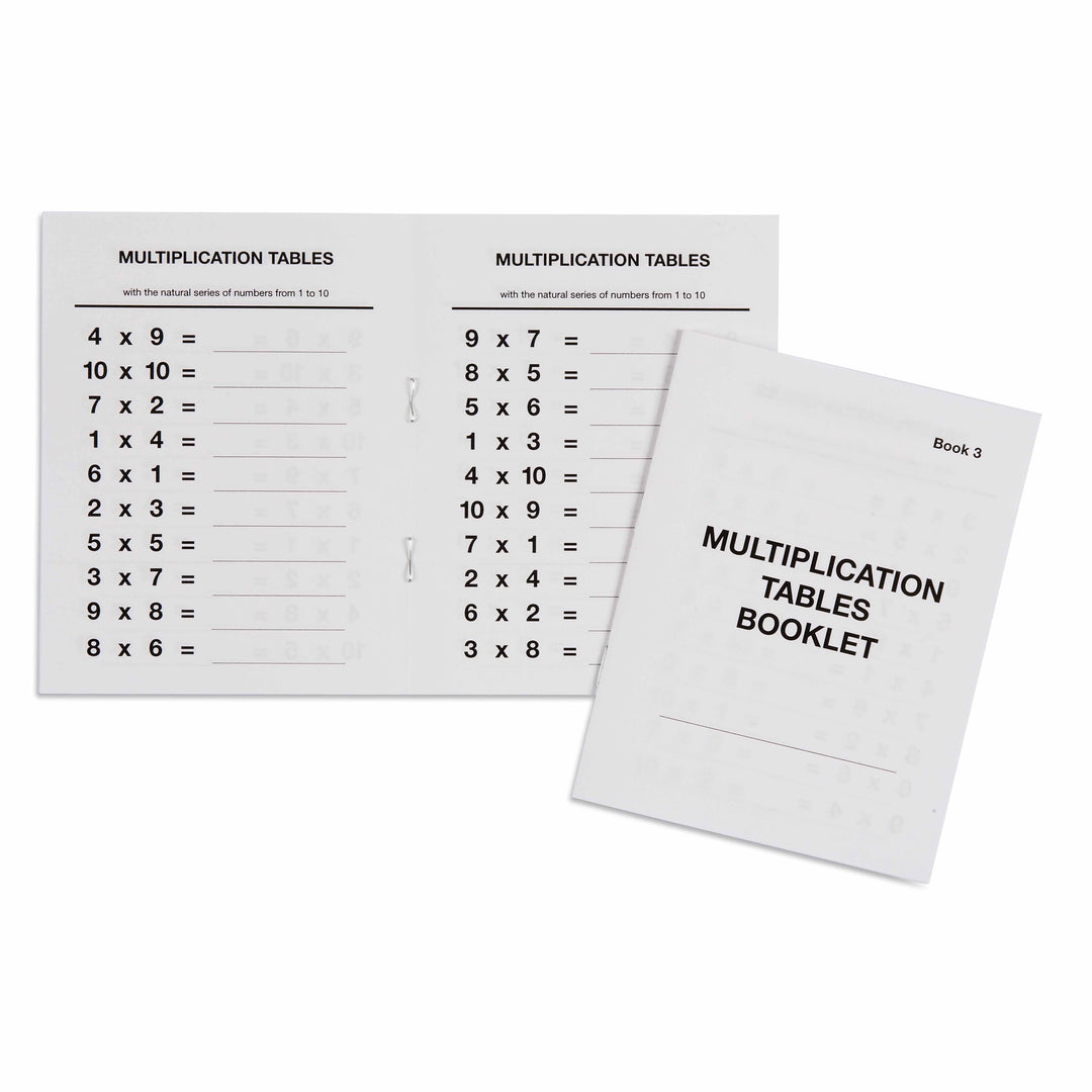 Multiplication Tables Booklet: 3 – MontessoriMaterialsAustralia