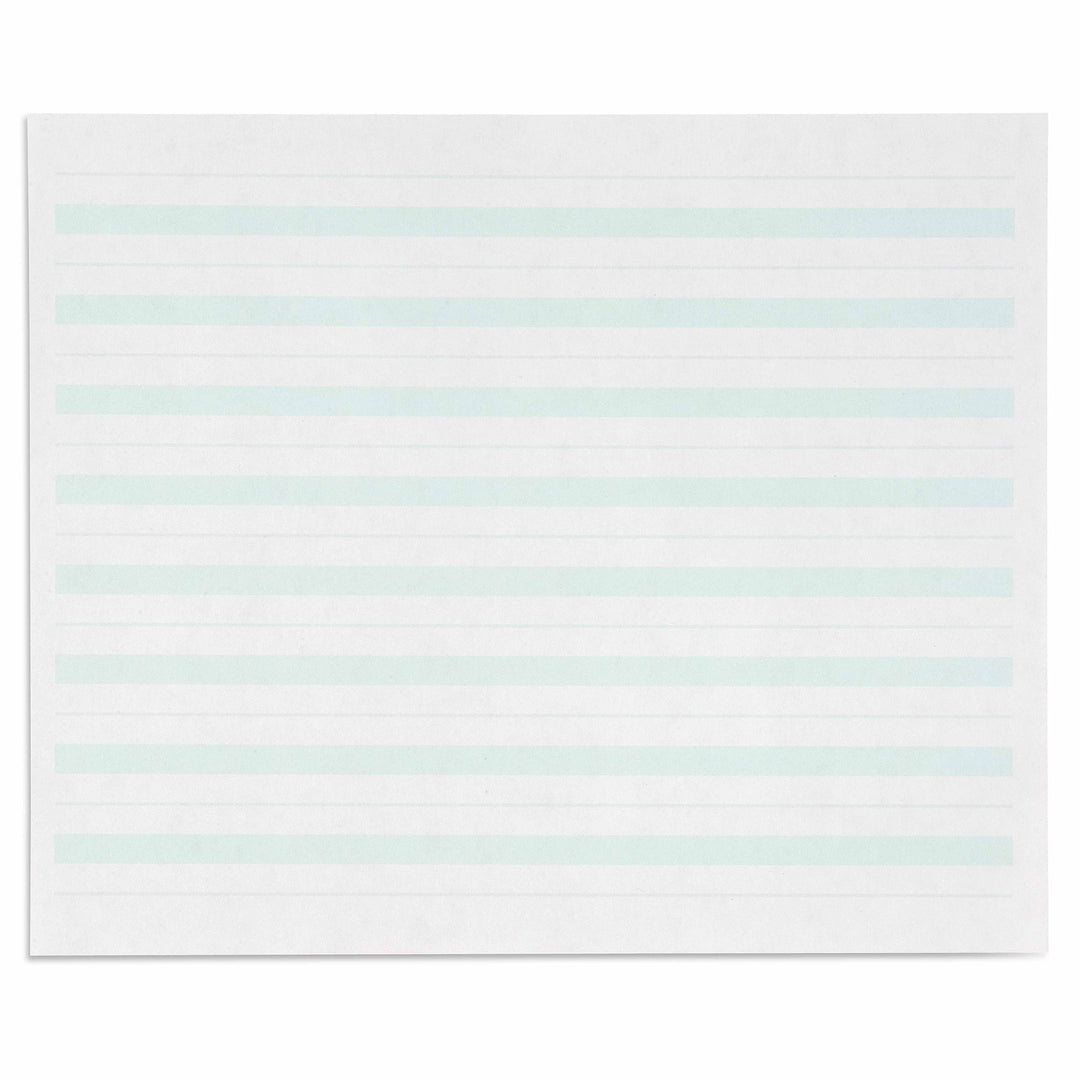 Writing Paper: Green Lines – 7 x 8.5 in – (500 ...