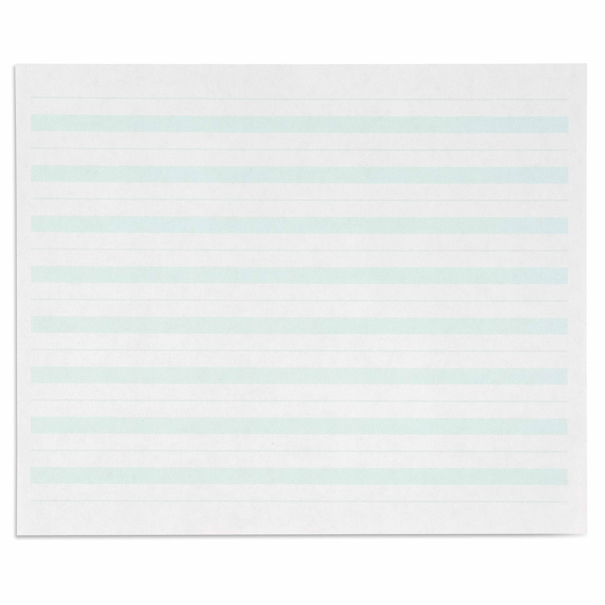 Writing Paper: Green Lines – 7 x 8.5 in – (500 ...