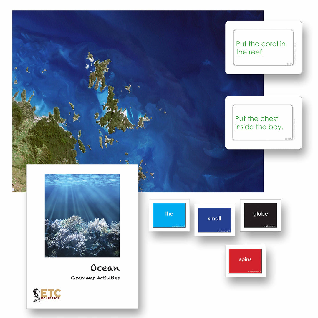 Ocean Grammar Activities – MontessoriMaterialsAustralia